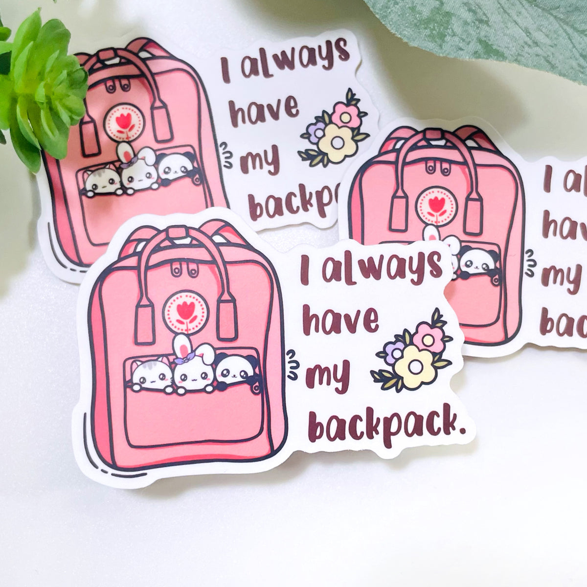 My Backpack Vinyl Die Cut Sticker /D029 | PaperEchos