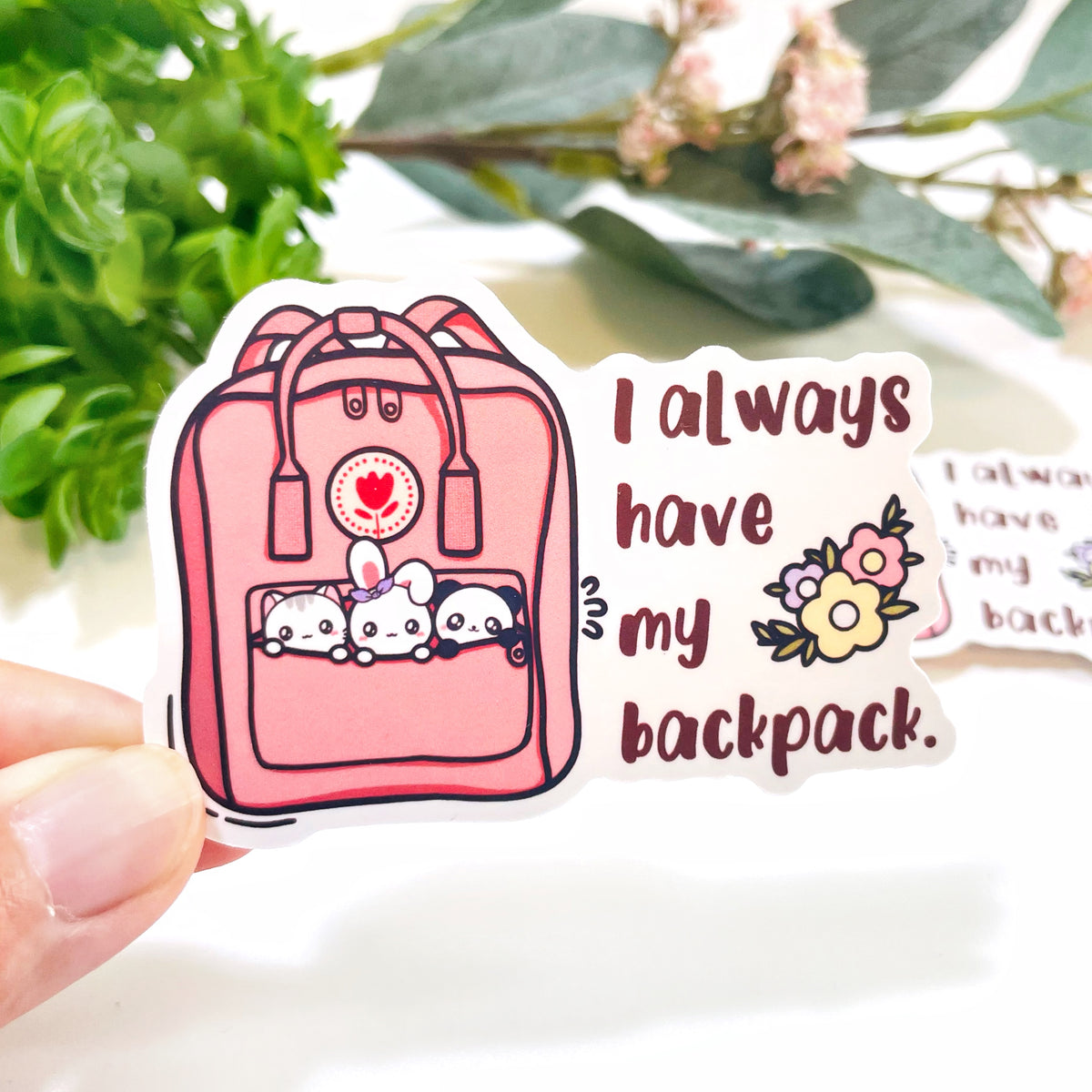 My Backpack Vinyl Die Cut Sticker | PaperEchos