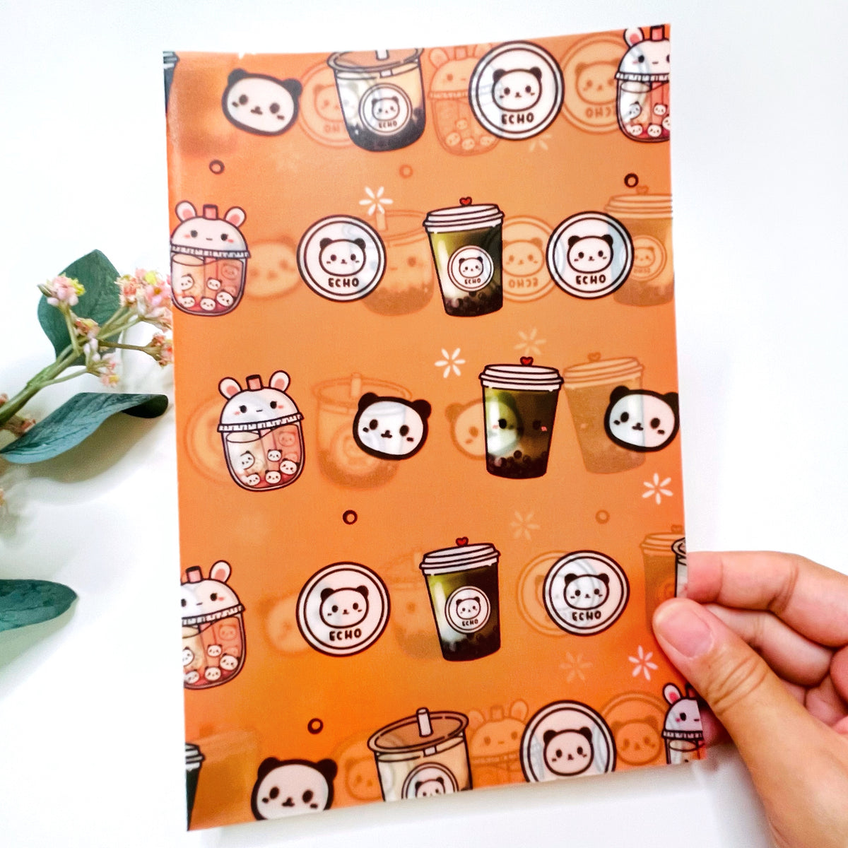 Bubble Tea Vellum Paper | PaperEchos